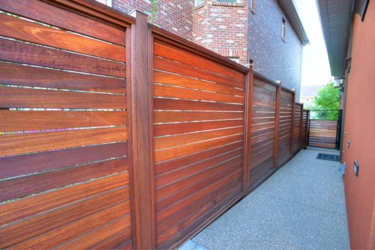 Wood Fencing Photo Gallery- Kayu Canada Inc.